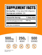 500 mg DMG powder for men