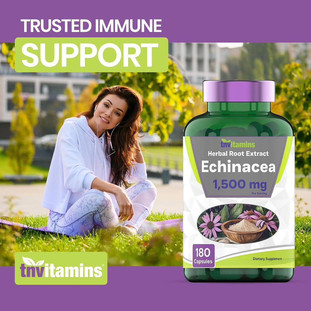 500 mg echinacea for seasonal health