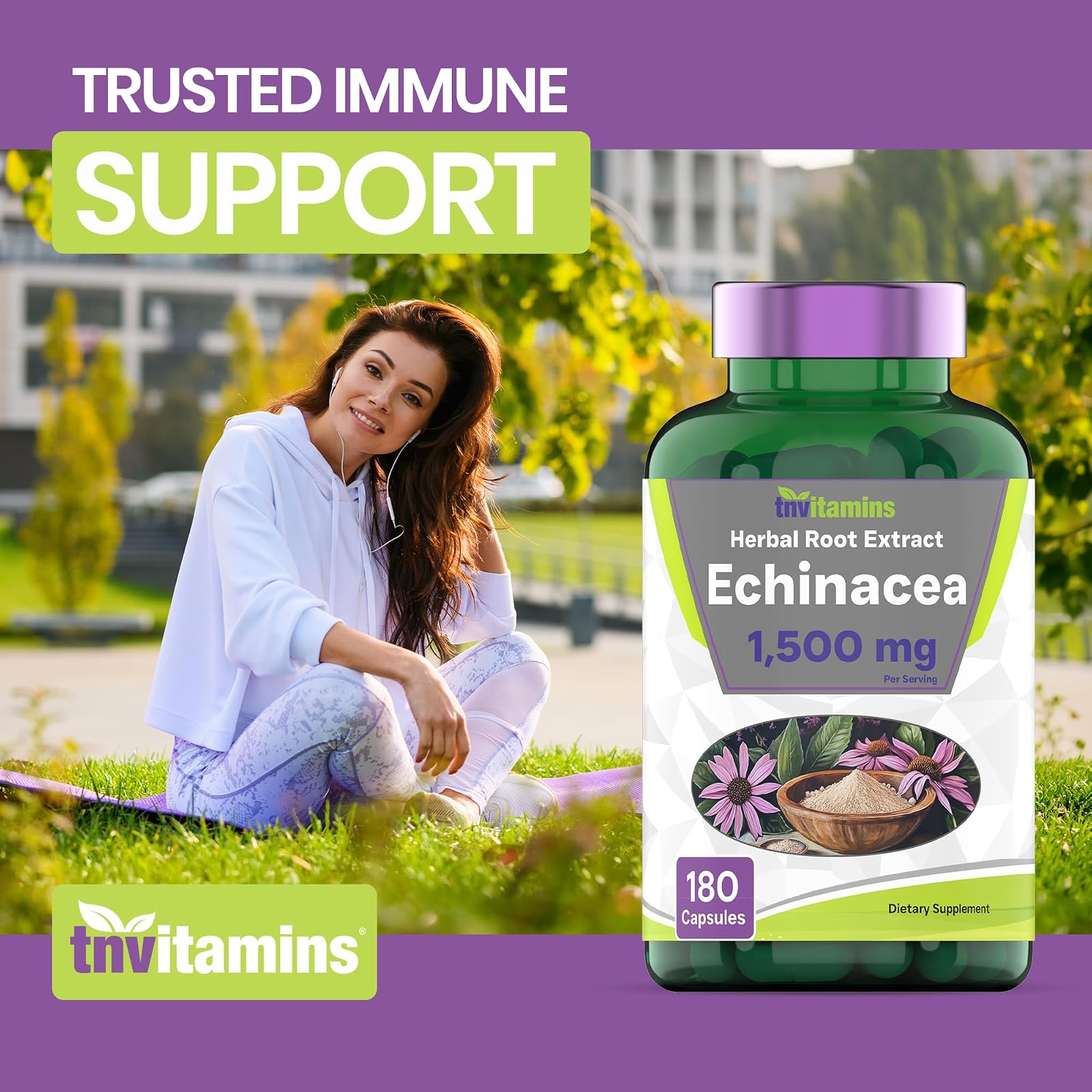 500 mg echinacea for seasonal health