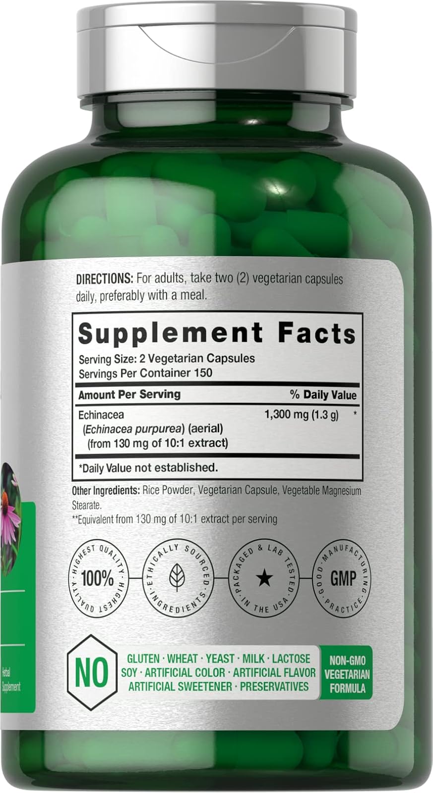 500 mg echinacea immune support