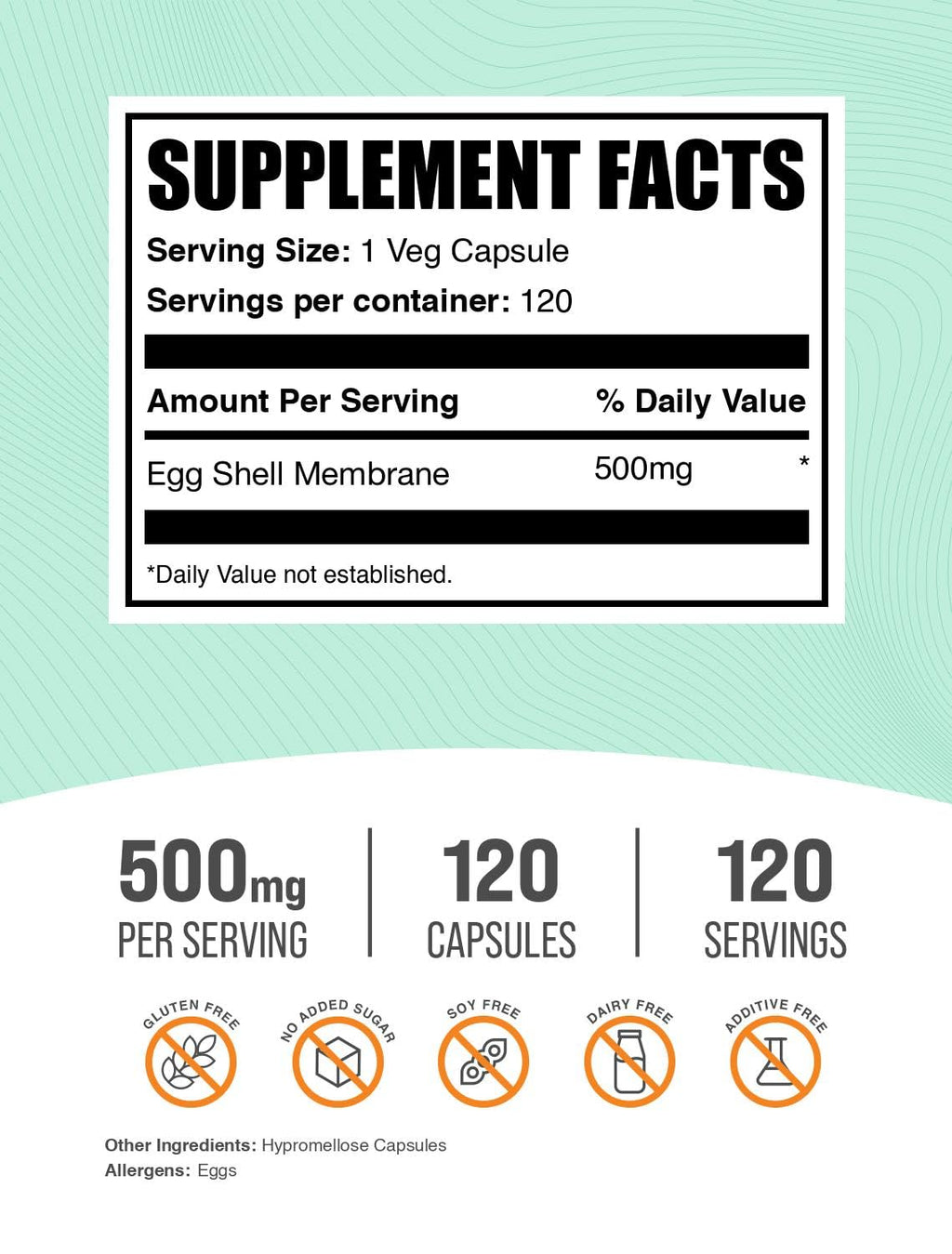 500 mg egg shell membrane benefits