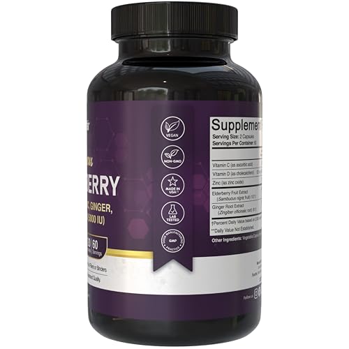 500 mg elderberry supplement for wellness