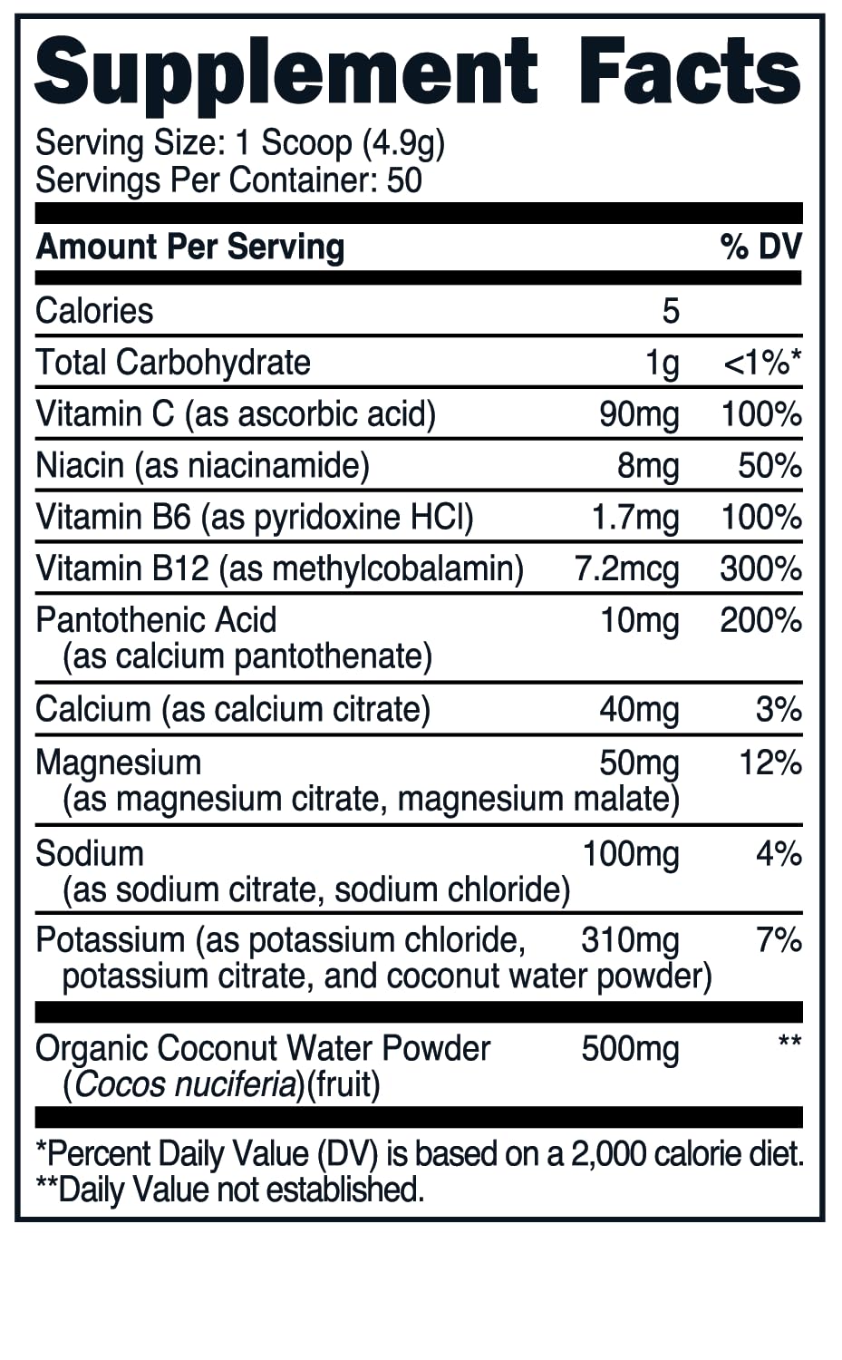 500 mg electrolyte supplement for hydration
