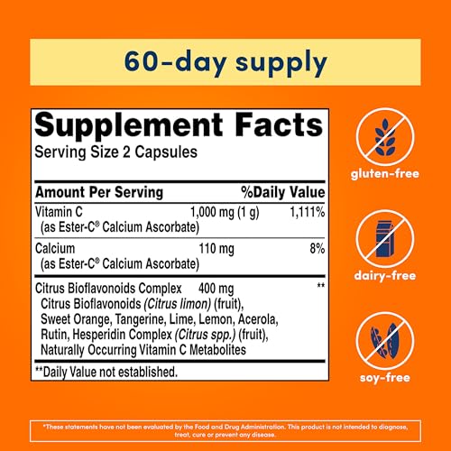 500 mg Ester-C for immune support