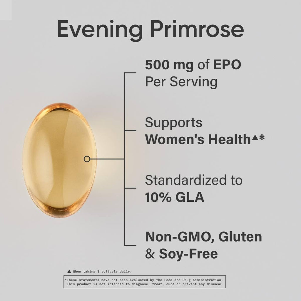 500 mg Evening Primrose Oil capsules
