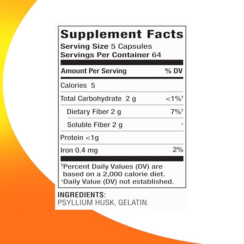 500 mg fiber capsules for gut health