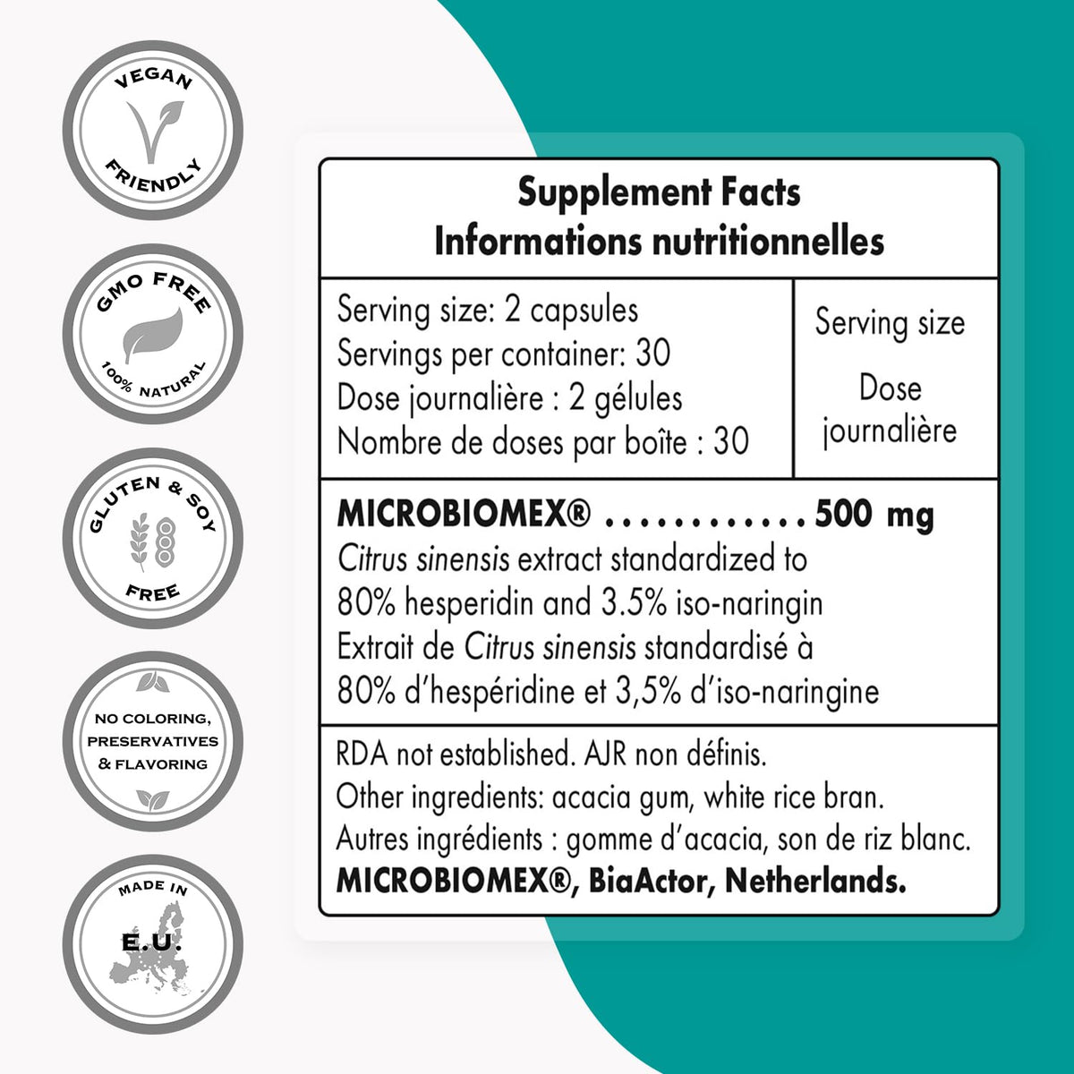 500 mg flavonoids for health