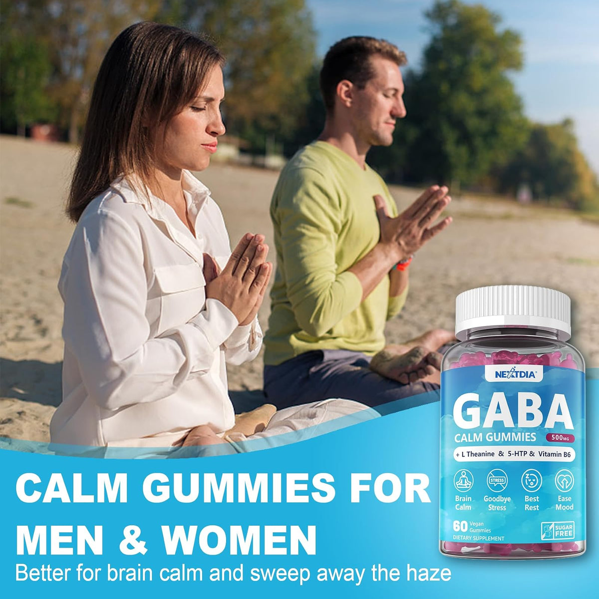 500 mg GABA gummies for relaxation