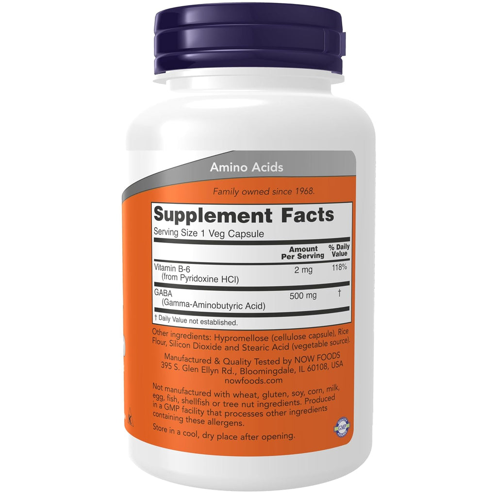 500 mg gaba with vitamin B-6