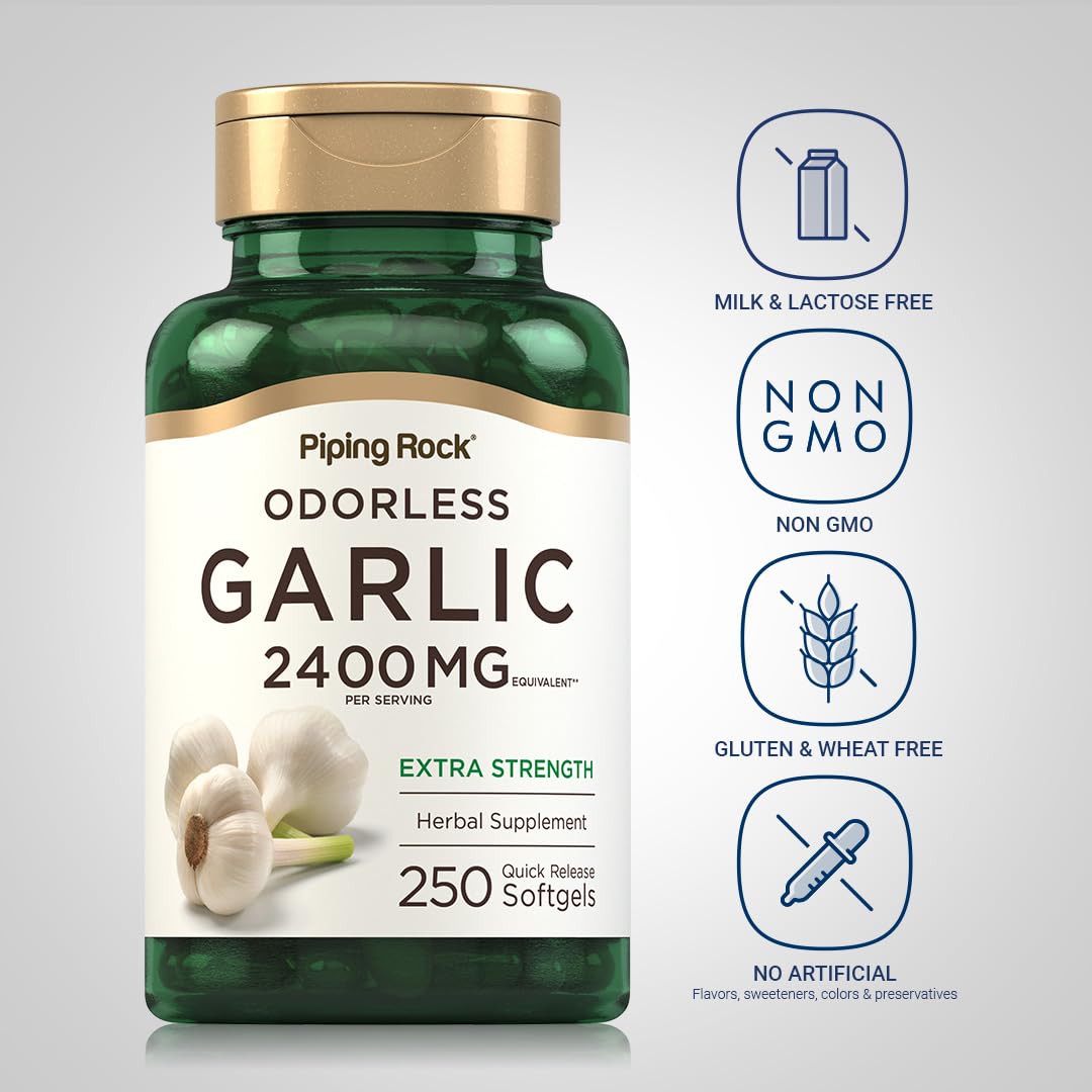 500 mg garlic extract for wellness