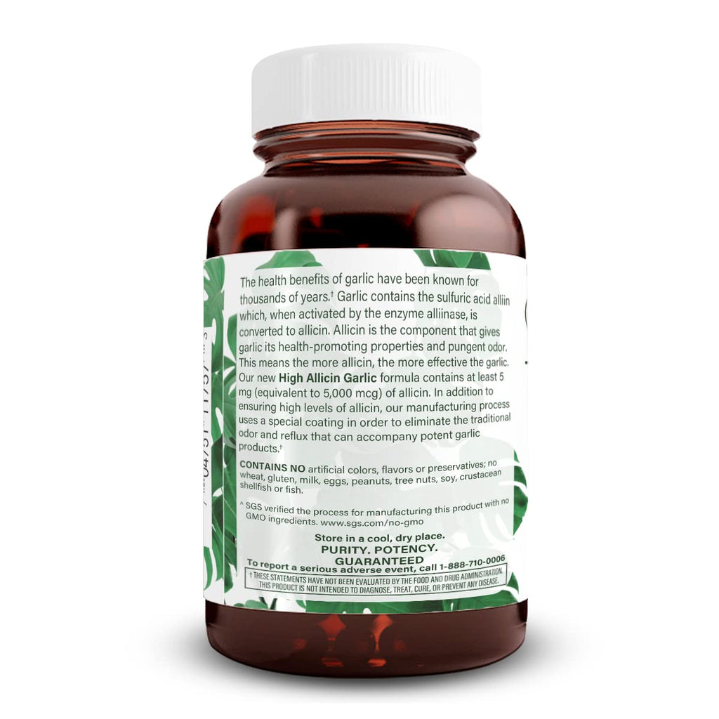 500 mg garlic for immune support