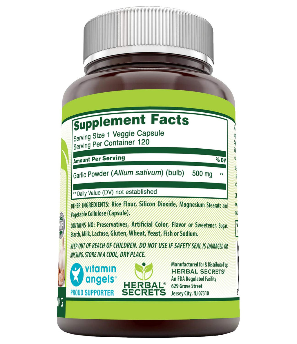 500 mg garlic supplement benefits