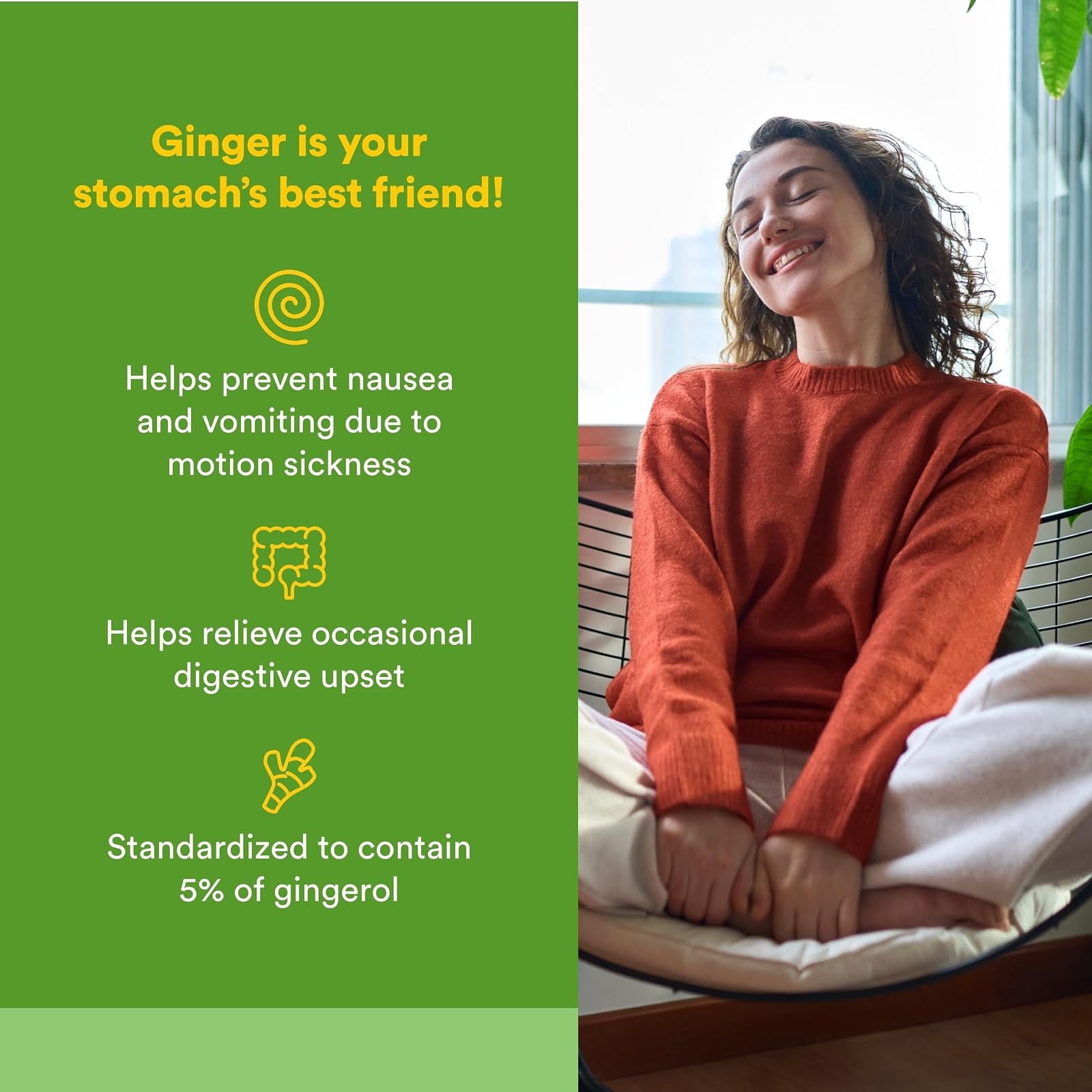 500 mg ginger chewable supplement