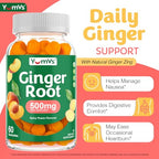 500 mg ginger gummies for nausea relief