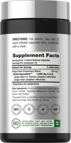 500 mg ginger root extract benefits