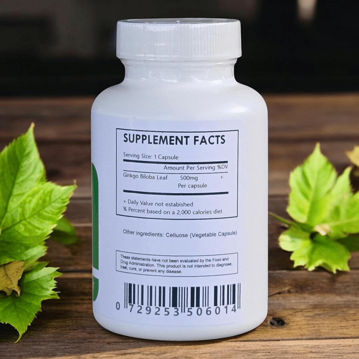 500 mg Ginkgo Biloba for cognitive support