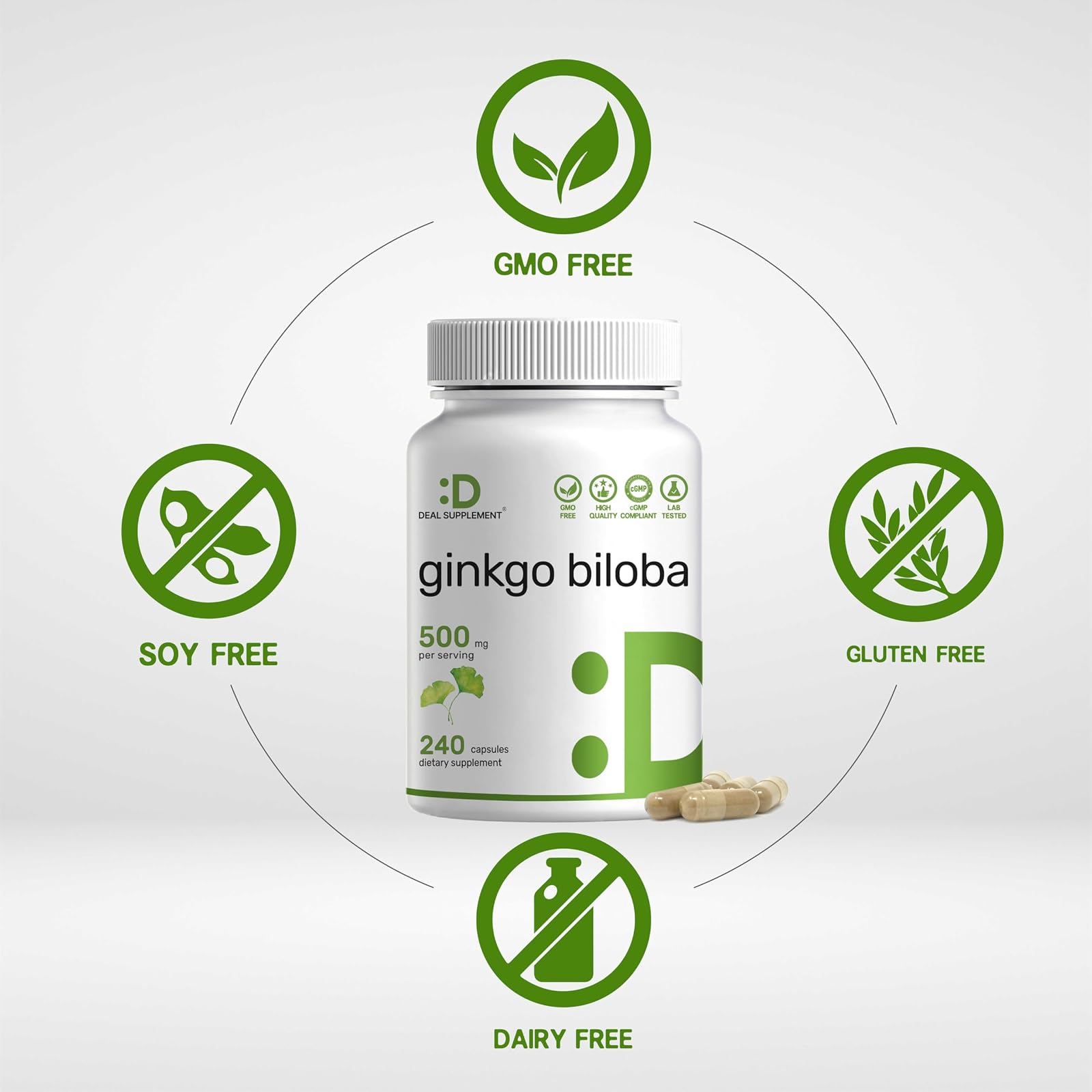 500 mg ginkgo biloba for memory