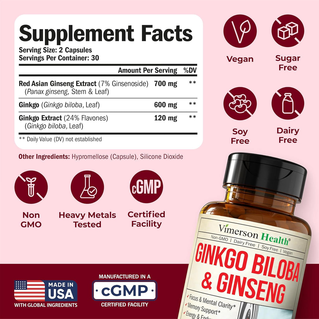 500 mg ginkgo biloba for vitality