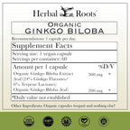 500 mg ginkgo biloba supplement