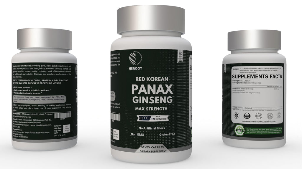 500 MG ginseng for wellness