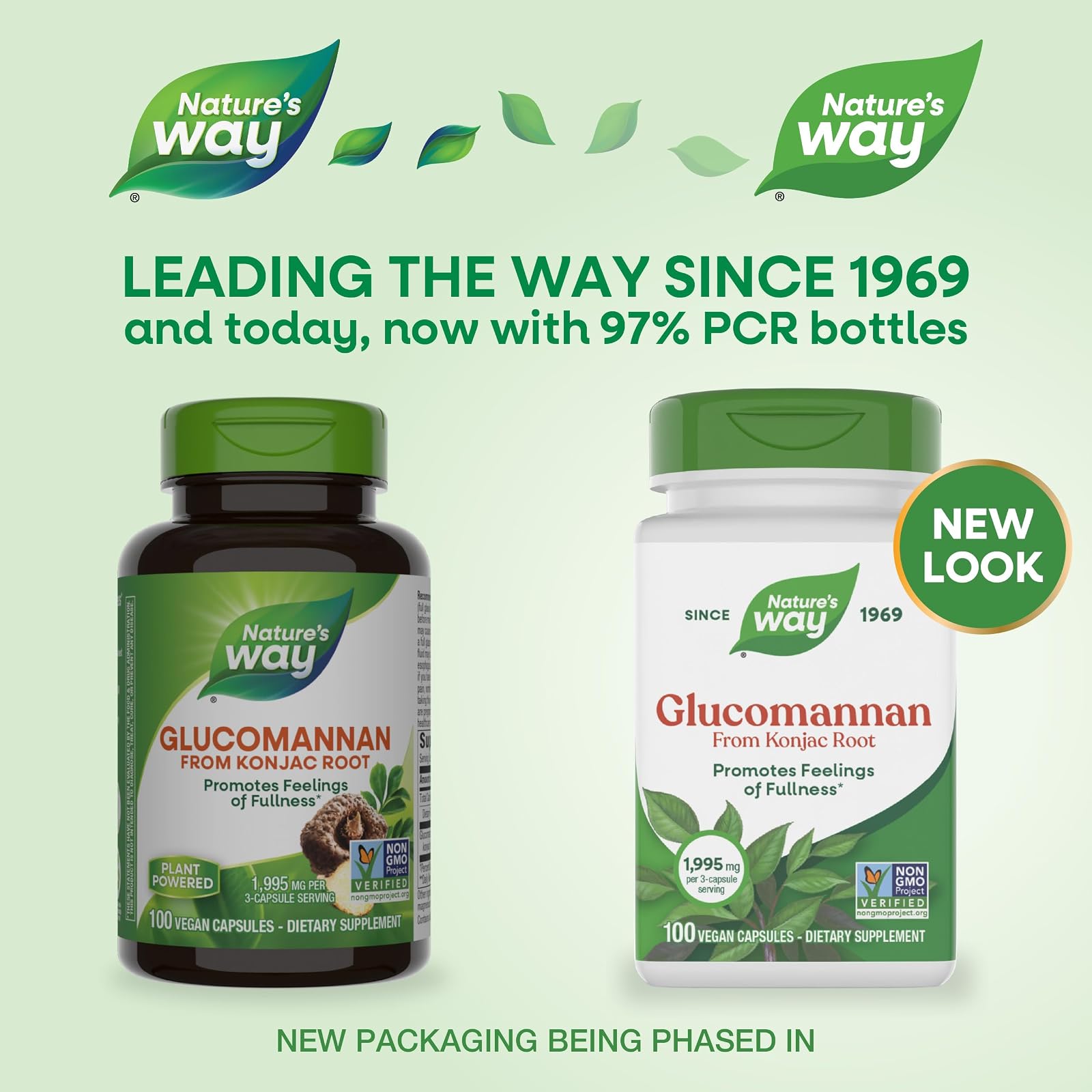 500 mg Glucomannan for digestive health