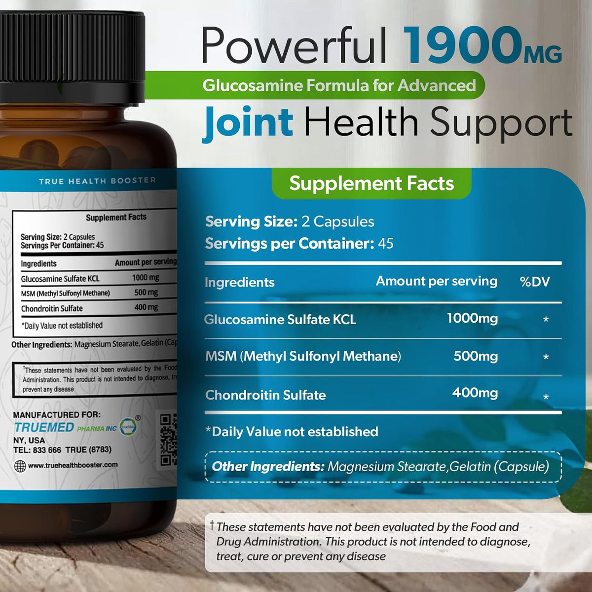 500 mg glucosamine chondroitin benefits