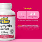500 mg glucosamine for mobility