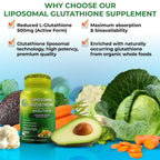 500 mg glutathione capsules for wellness