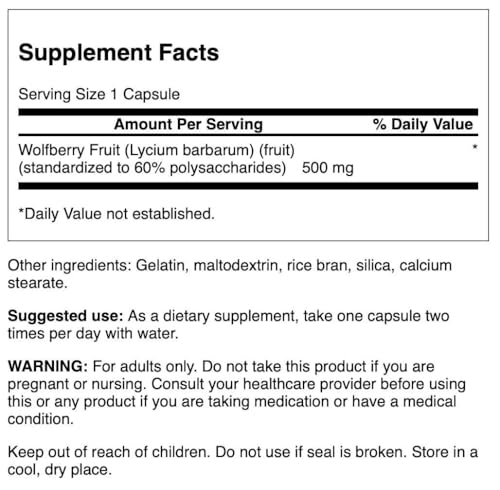 500 mg goji berry capsules