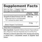 500 mg grapefruit seed extract dosage