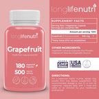 500 mg grapefruit seed supplement