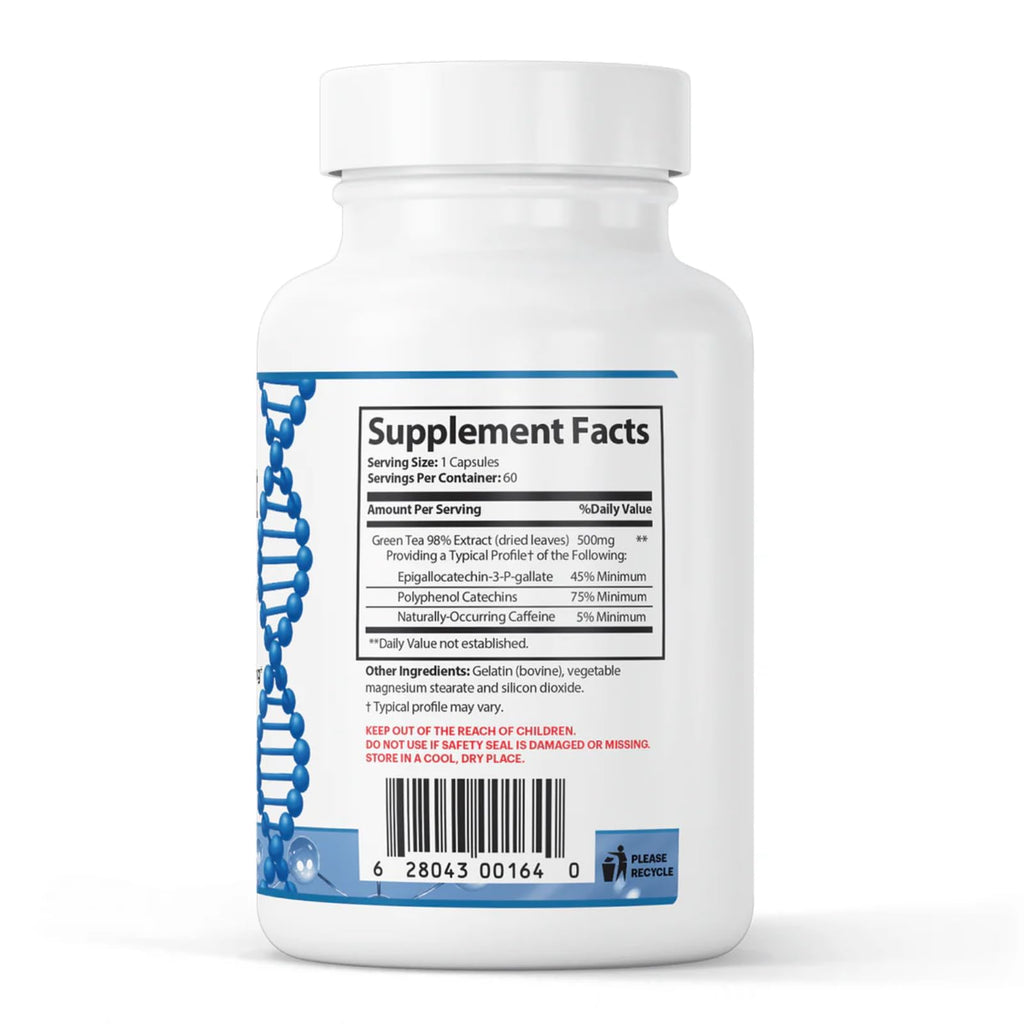 500 mg green tea capsules for energy
