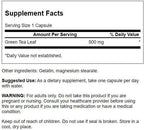 500 mg green tea extract benefits