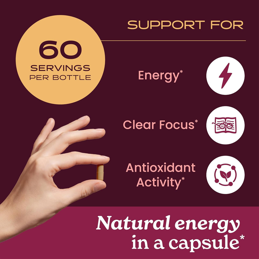 500 mg Guayusa multivitamins for vitality