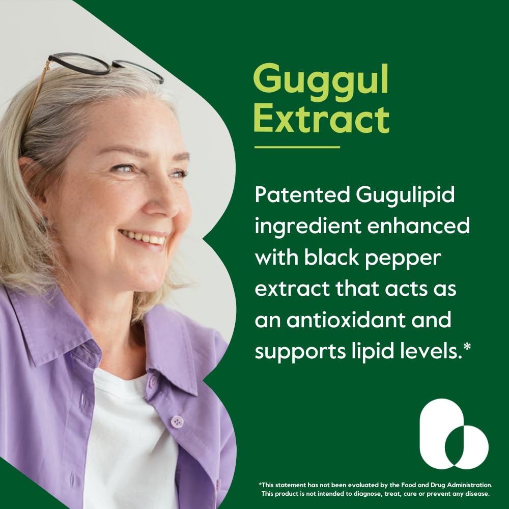 500 mg Guggul capsules for healthy metabolism