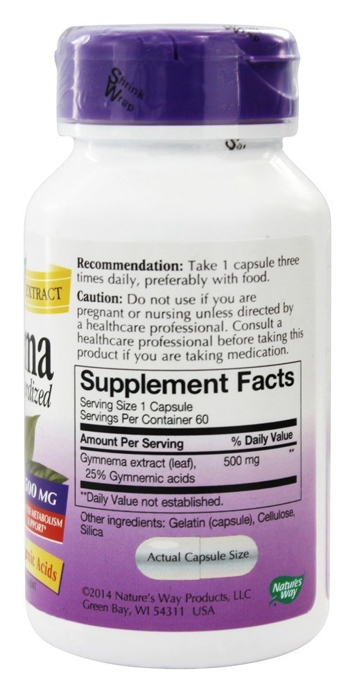500 mg Gymnema health benefits
