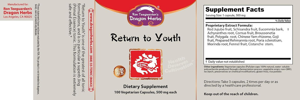 500 mg herbal capsules for vitality