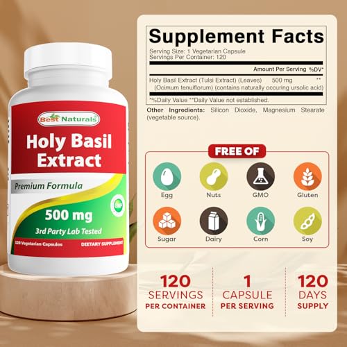 500 mg holy basil capsules
