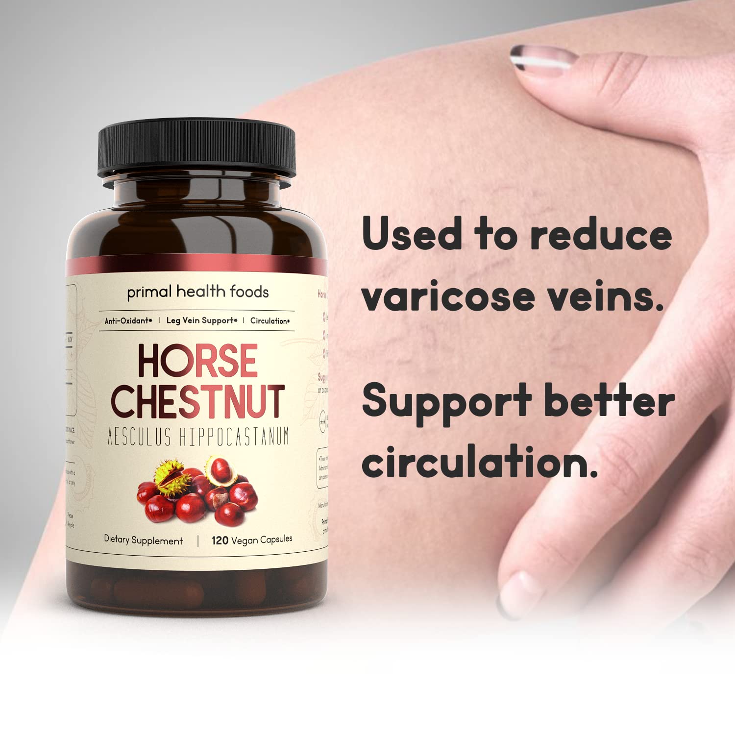 500 mg Horse Chestnut for wellness