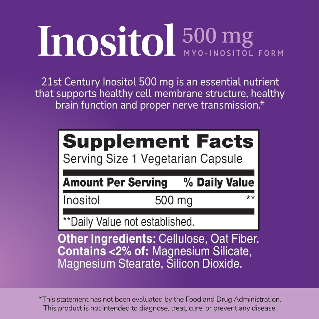 500 mg Inositol for mental health