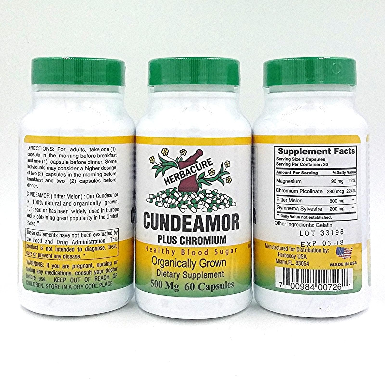 500 mg Karela supplement for health