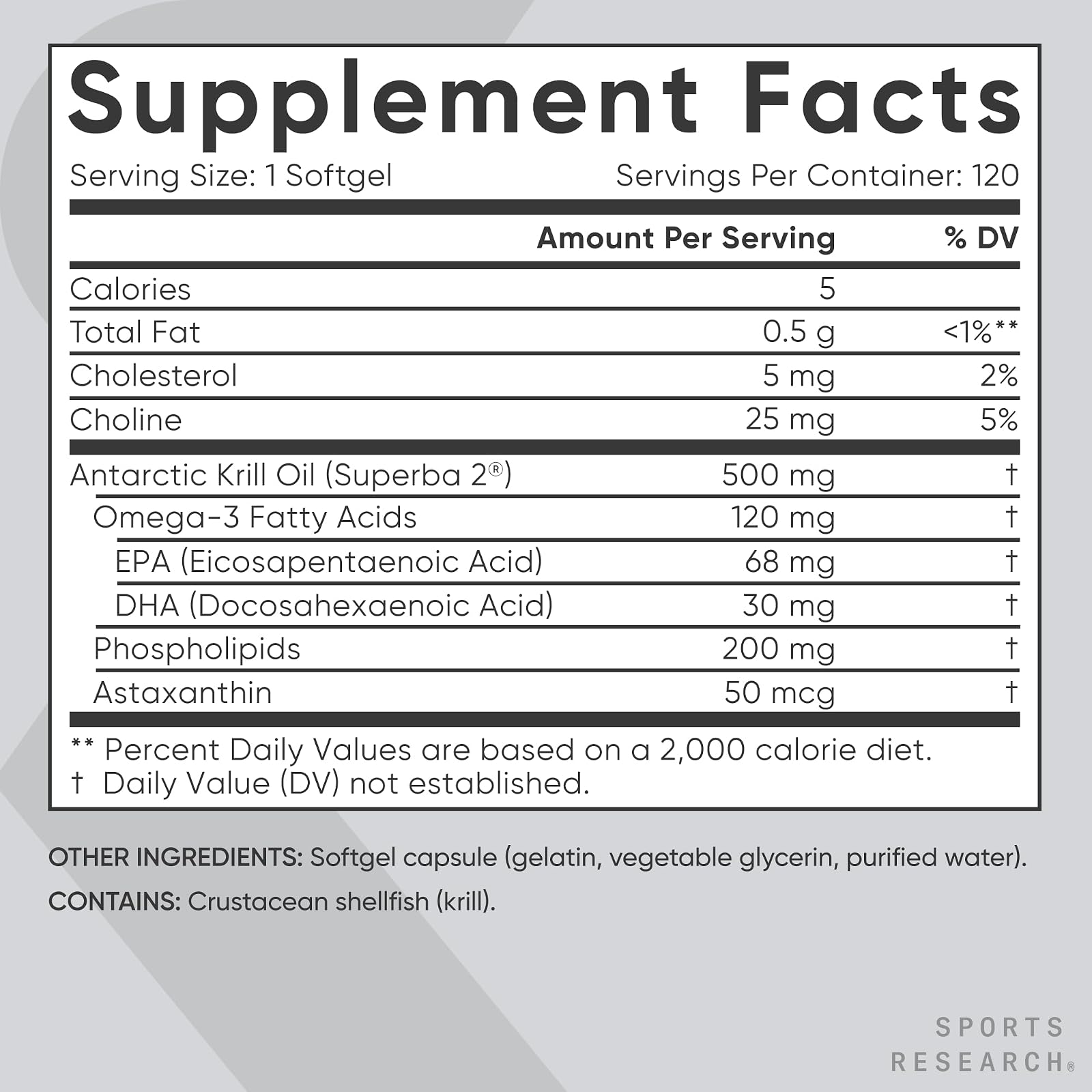 500 mg krill oil dosage