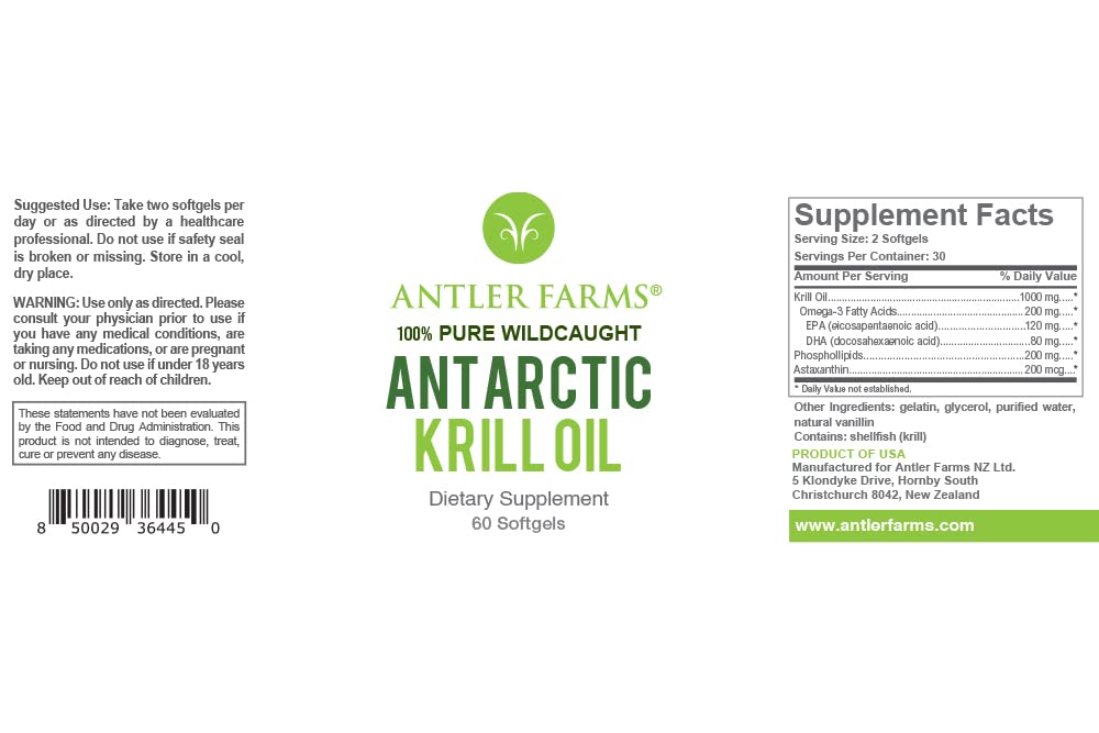 500 mg krill oil for health