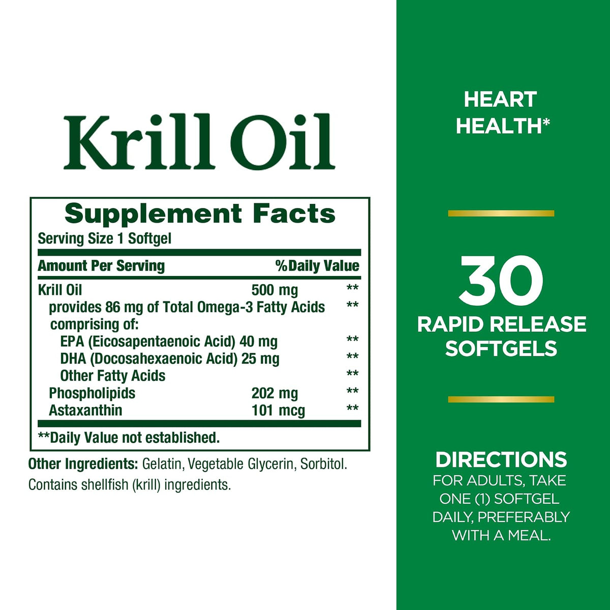 500 mg krill oil for heart health