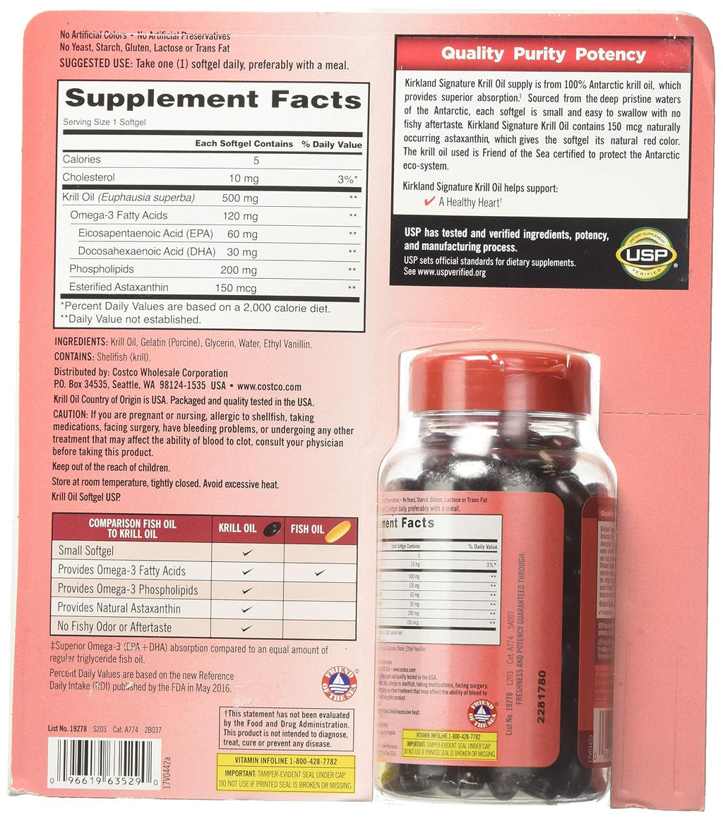 500 mg krill oil for heart health