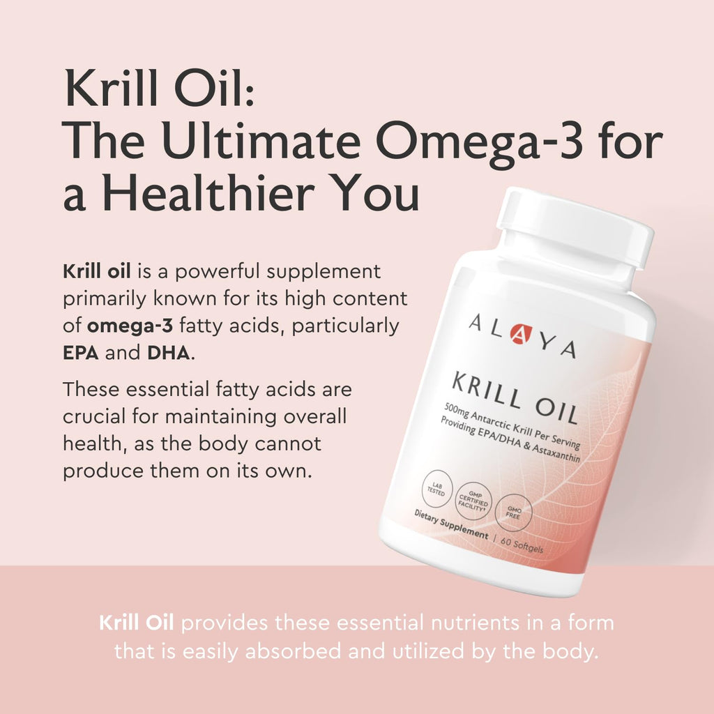 500 mg krill oil softgels
