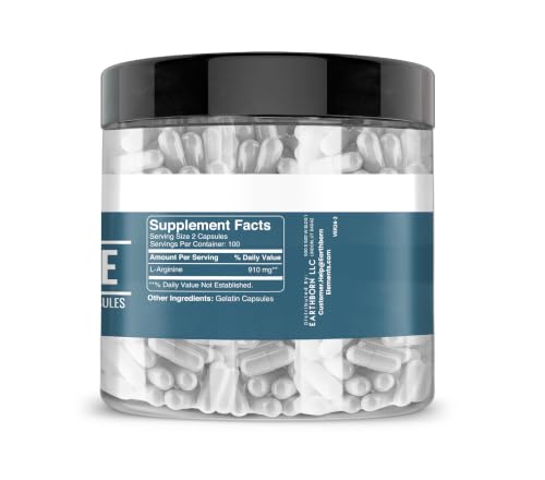500 mg L-Arginine for muscle support