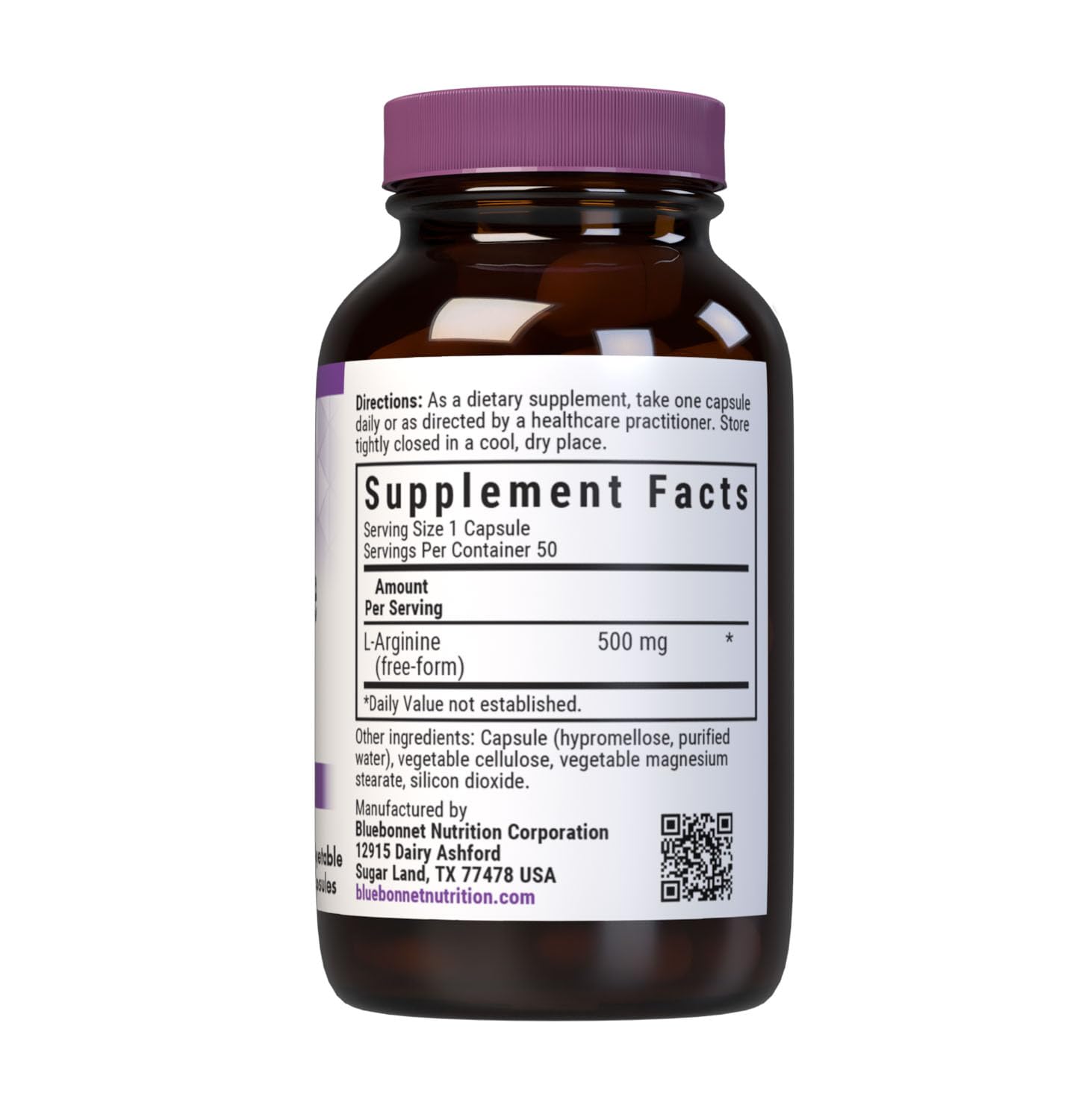 500 mg L-Arginine supplement benefits