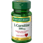 500 mg L-Carnitine caplets for energy