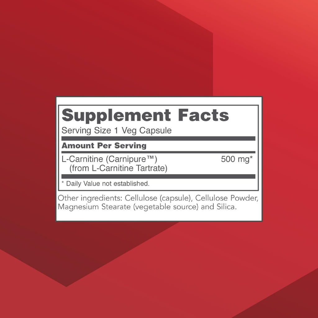 500 mg L-Carnitine for energy support